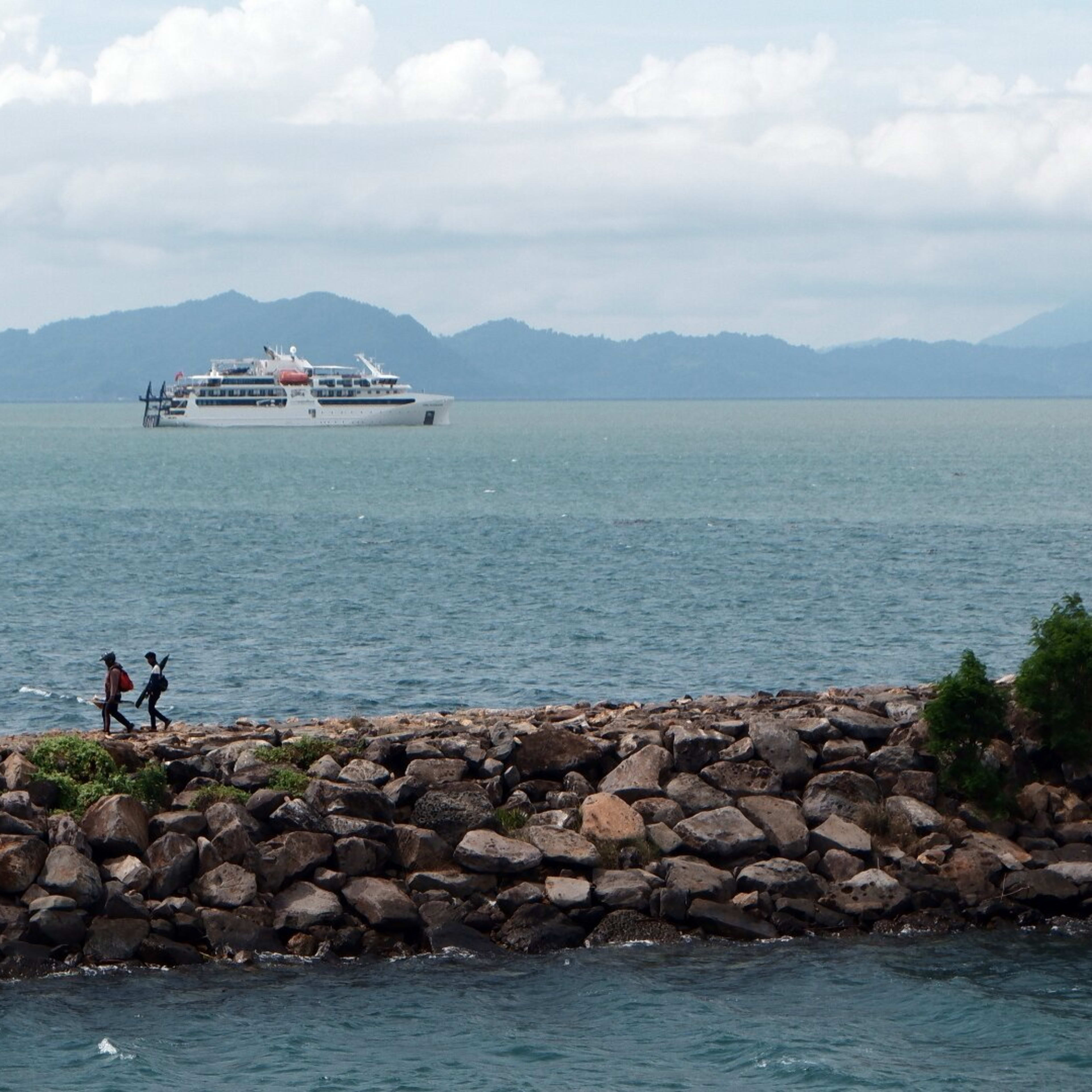 Australian cruise ship hits reef on first voyage after tragic death ...
