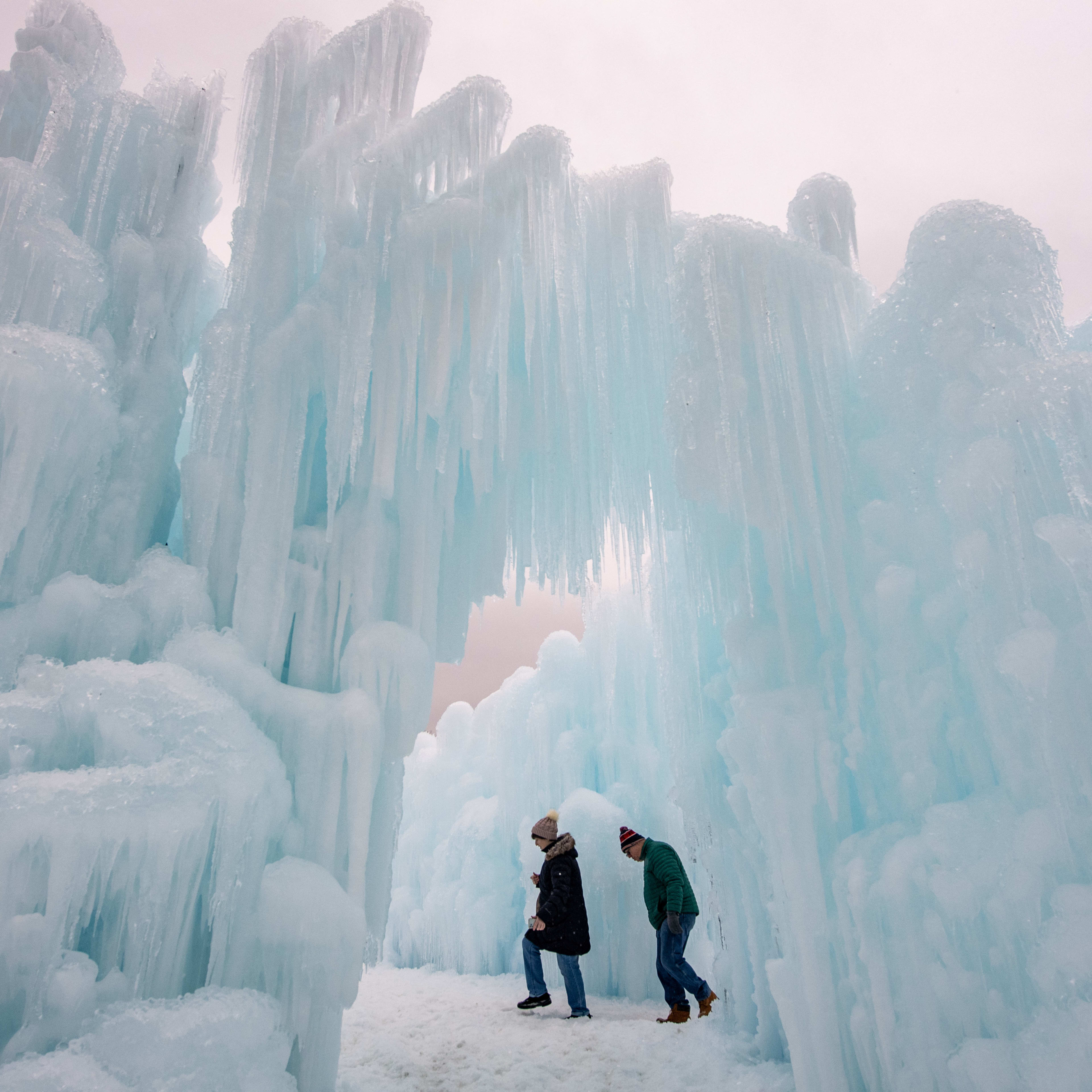 This New Hampshire ice castle feels like a real-life fairy tale ...