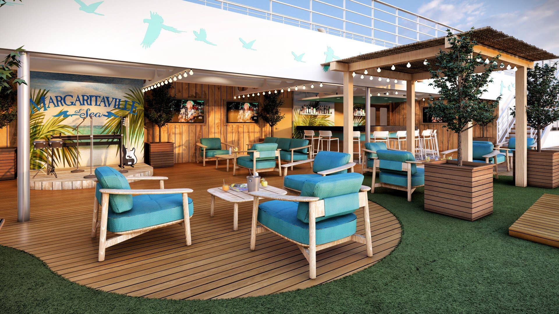 Margaritaville At Sea To Debut New Bars On Beachcomber Cruise Ship